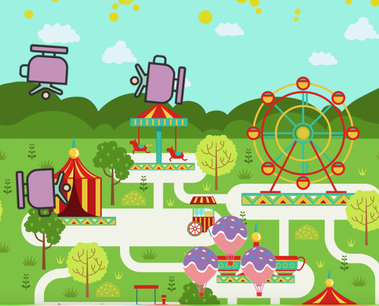 Art from Code: Amusement Park Rides – A Story is Not a Tree